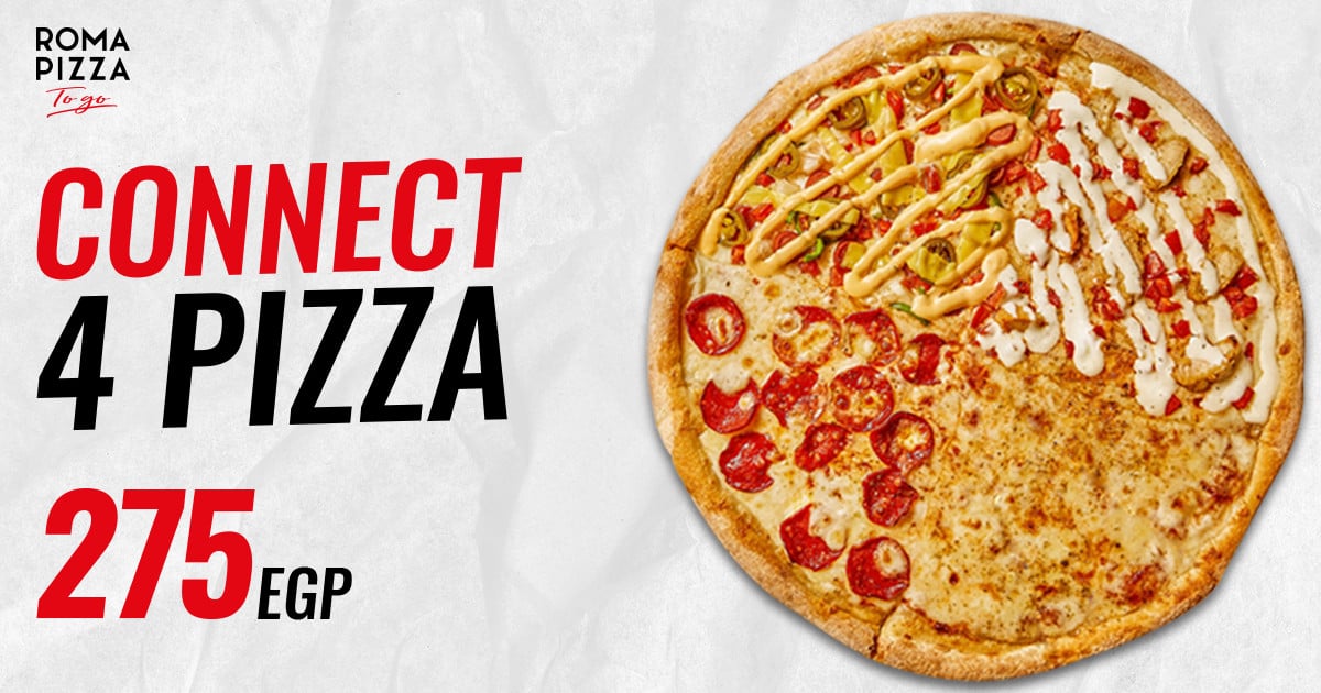 Connect 4 Offer - Roma Pizza To Go